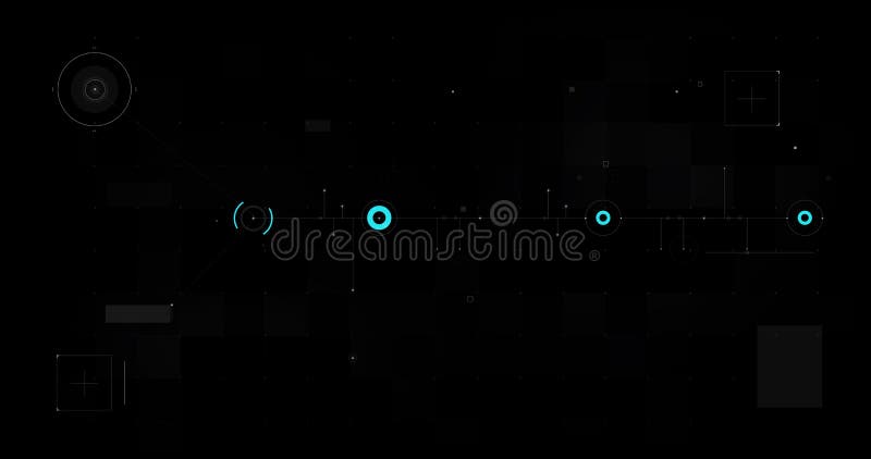Technology Abstract Background Video Overlay 008 Stock Vector ...