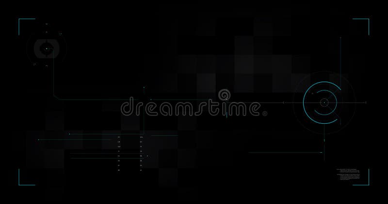 Technology Abstract Background Video Overlay 003 Stock Vector ...