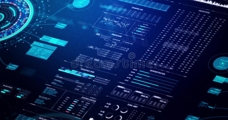 Technology Abstract Background Video Overlay 007 Stock Footage - Video ...