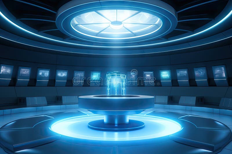 Technology Abstract White Modern Hi-tech Display Background, Empty ...