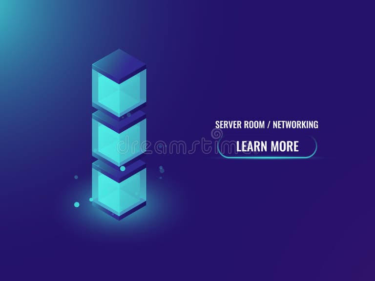 Isometric Box Server Stock Illustrations – 484 Isometric Box Server ...