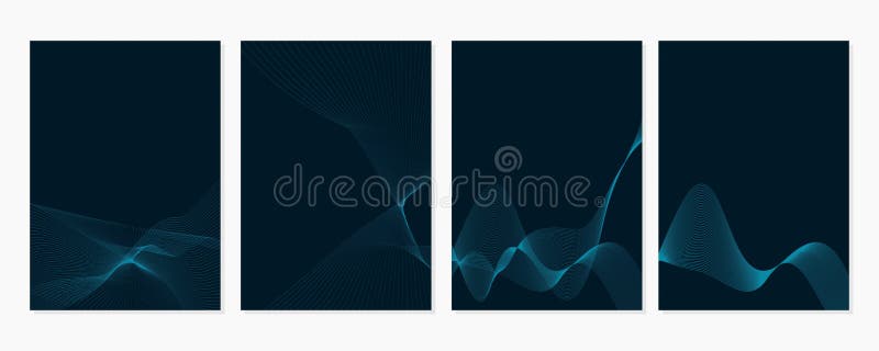 Technology Abstract Lines and Dots Connection Poster or Cover ...