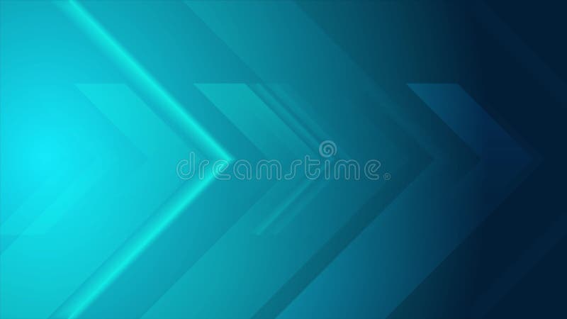 Technology Abstract Motion Background with Bright Blue Arrows Stock ...