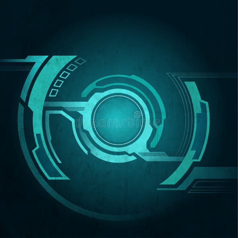 Technology Abstract Scratched Background Stock Vector - Illustration of ...