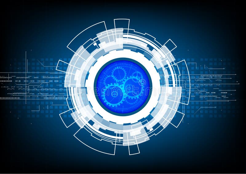 Technology abstract stock vector. Illustration of futuristic - 82771342