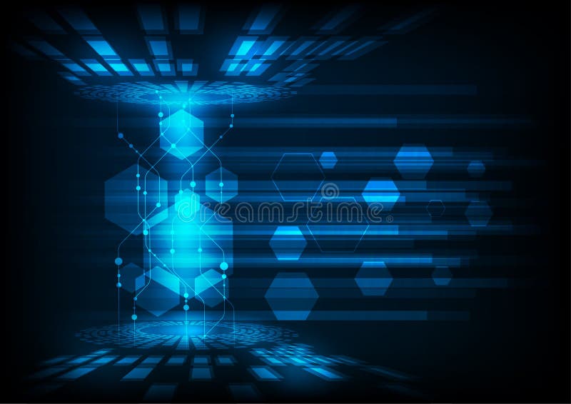 Technology abstract stock vector. Illustration of graphic - 82289026