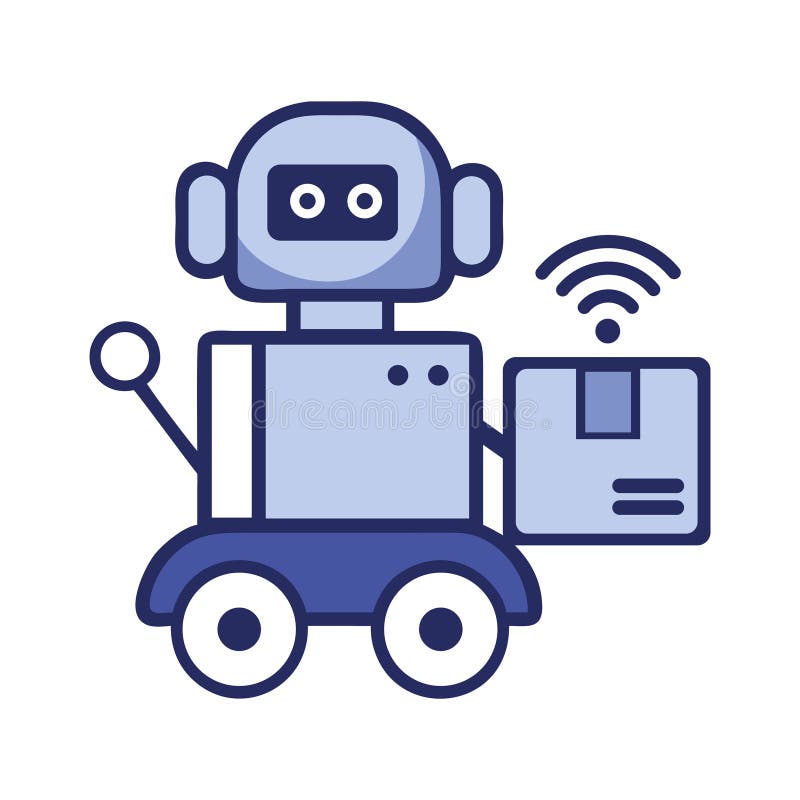 Technology AI Robot Machine Digital Stock Vector - Illustration of ...