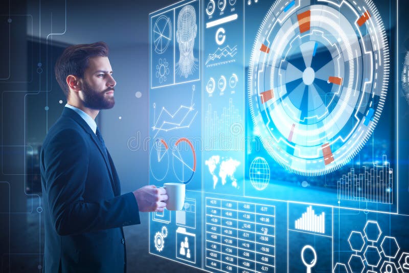 Technology and Analytics Concept Stock Photo - Image of interface ...