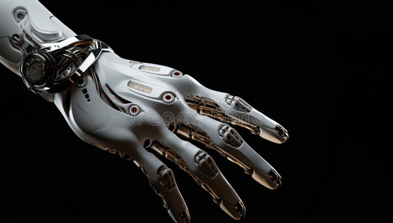 Robot dog. AI generated stock photo. Image of functional - 274230594