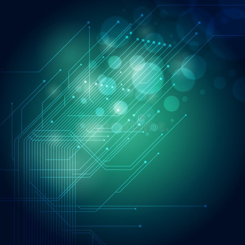 Abstract Future Technology Concept Background, Vector Illustration Stock Vector - Illustration ...