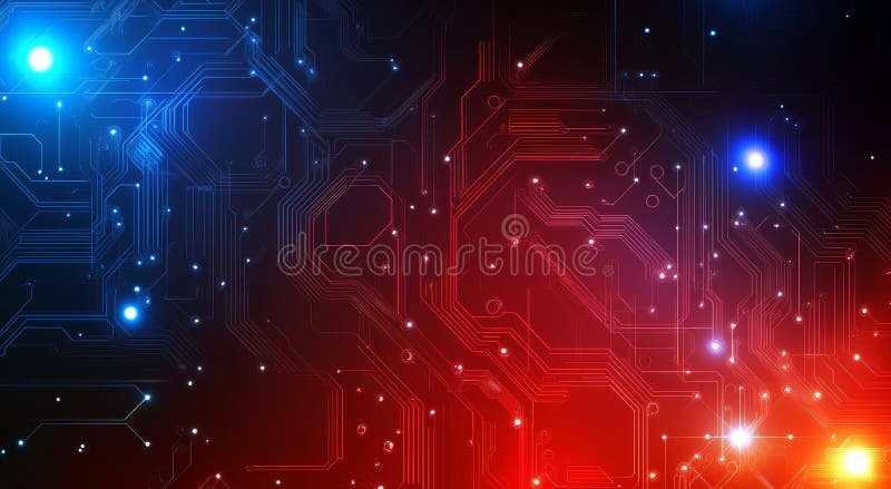 A Technology Background / Background of an Abstract Computer ...
