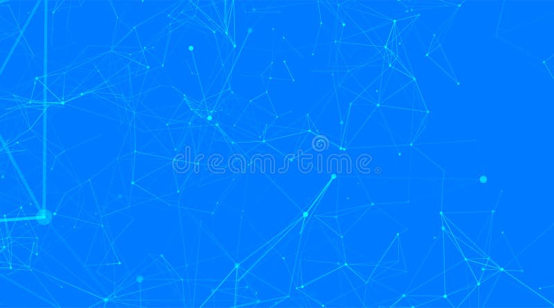 Technology Background Abstract Digital Combination Dots And Lines Big Data Visualization Stock