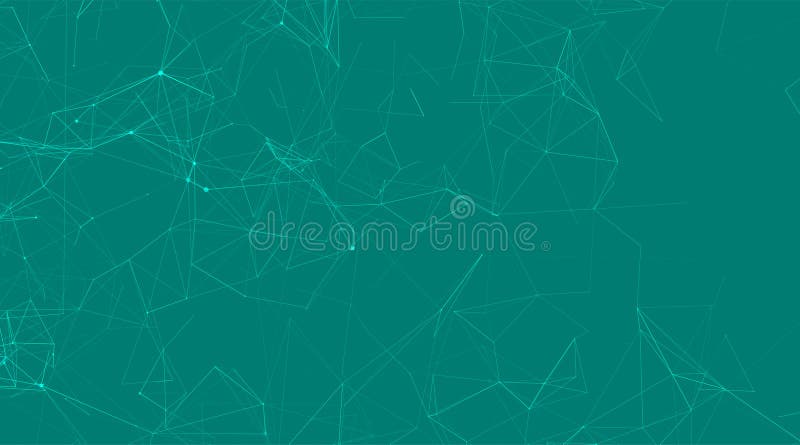 Technology Background Abstract Digital Combination Dots And Lines Big Data Visualization Stock