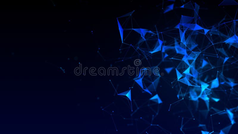 Technology Background Abstract Digital Combination Dots And Lines Big Data Visualization