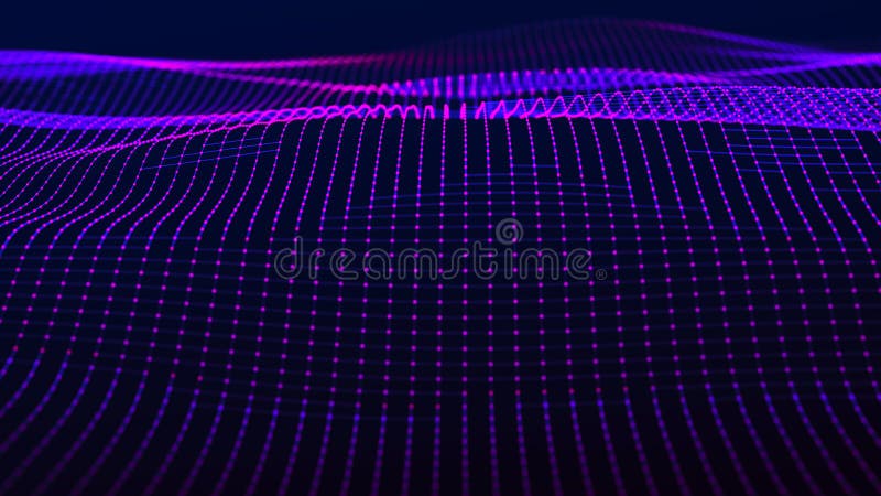 Technology Background Abstract Digital Combination Dots Network Connection Structure 3d