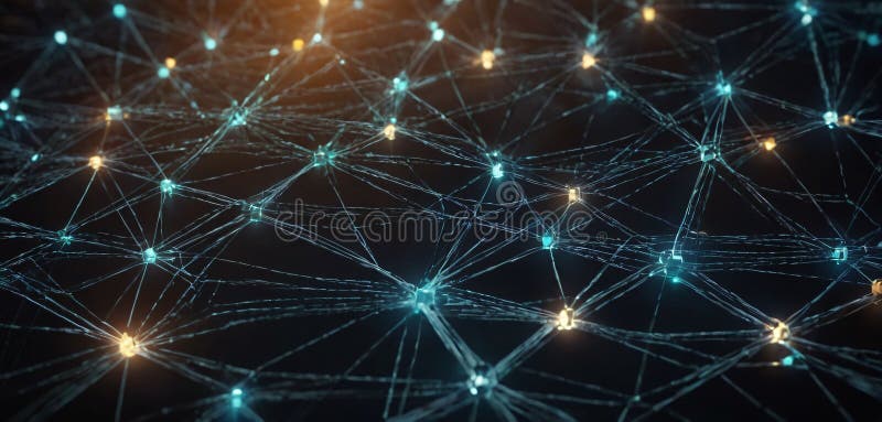 Technology Background Abstract Line Network Stock Illustration ...