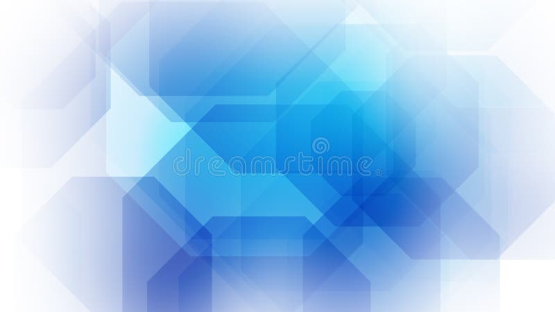 Geometric Octagon Pattern on White Background with Technology Concept ...