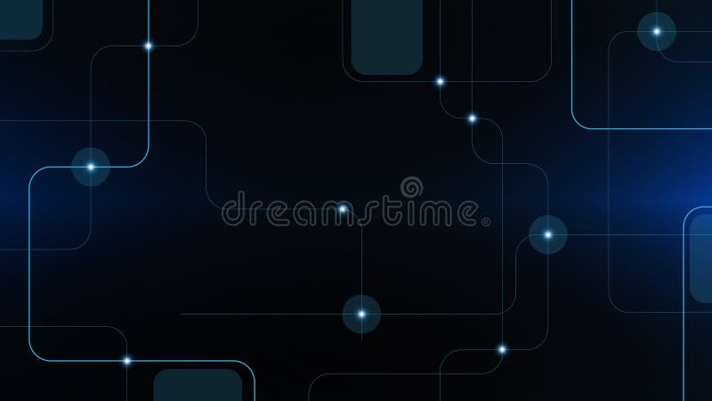 Technology Background Abstract. Technology with Line Digital Color Dot ...