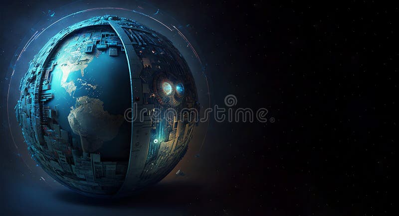 Technology Background. Biotechnology World, Future Artificial ...