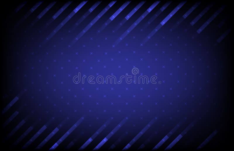 Technology Background of Blue Connection Line Dots Stock Illustration ...