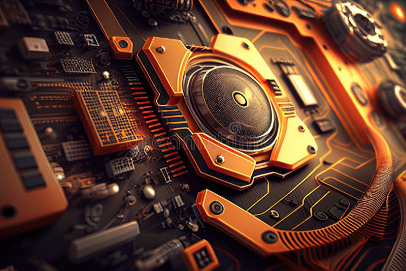 Technology Background Blue Glow Light, Abstract Digital Graphic Design ...