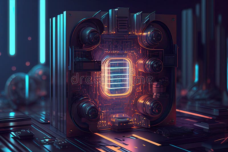 Technology Background Blue Glow Light, Abstract Digital Graphic Design ...