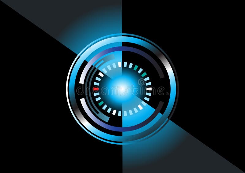 Technology Background Circle Stock Vector - Illustration of backdrop ...