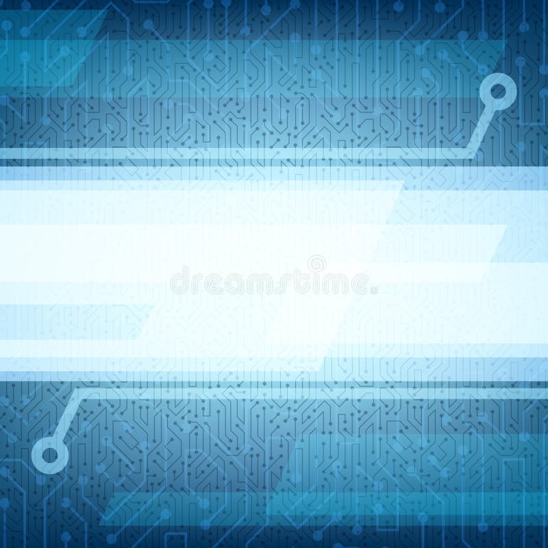 Technology Background with Circuit. Engineering Banner with Copy Stock ...