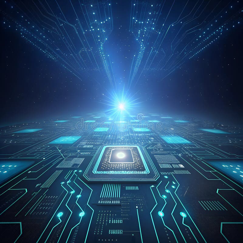 Technology Background with Code Insights and Trends Stock Photo - Image ...