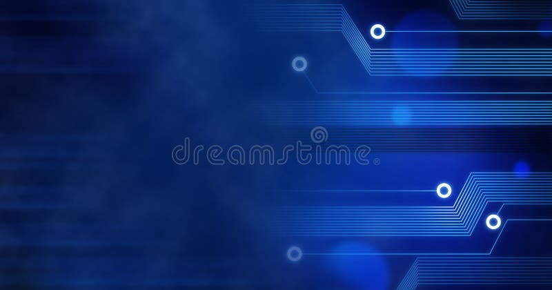 Technology Background, Computer Future Linien Creative Circuit Blue ...