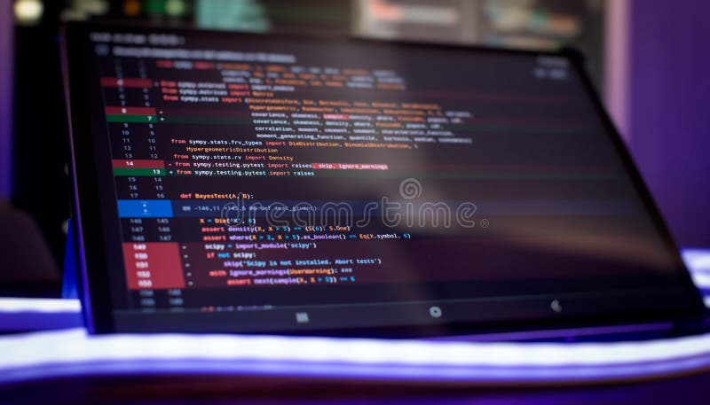 Technology Background Computer Script Programming Code Abstract Screen Of Software Developer