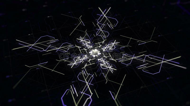 Technology Background CPU Circuit in Abstract Visualization, Concept of ...