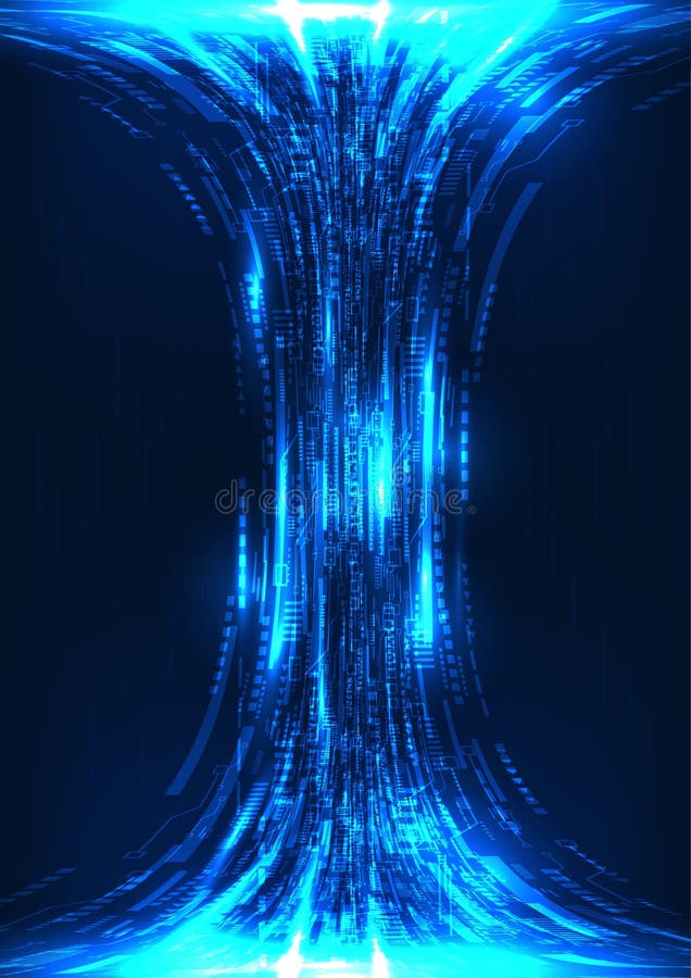 Technology Background Data Shows the Transmission of Large Amounts of ...