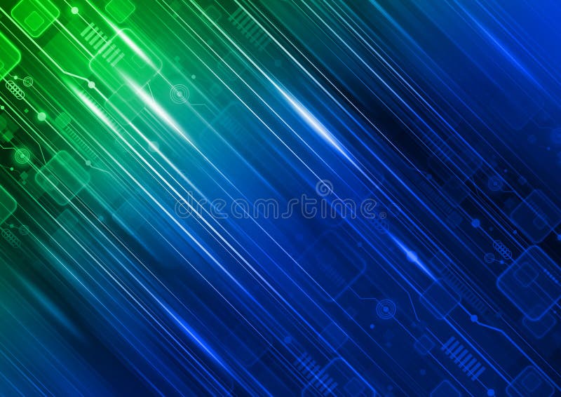 Technology Background Design Stock Illustration - Illustration of ...