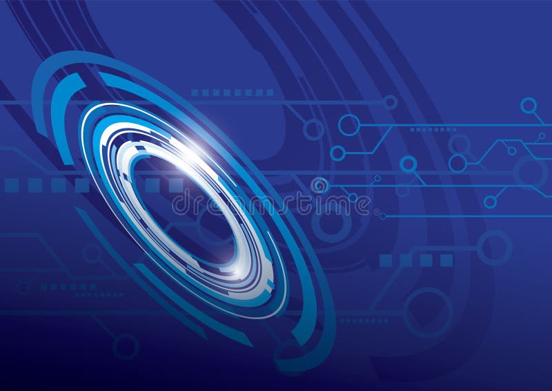 Technology Background Design Stock Illustration - Illustration of ...