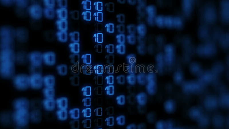 Technology Background with Digital Numbers Stock Video - Video of board ...