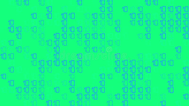 Technology Background with Digital Numbers Stock Footage - Video of ...