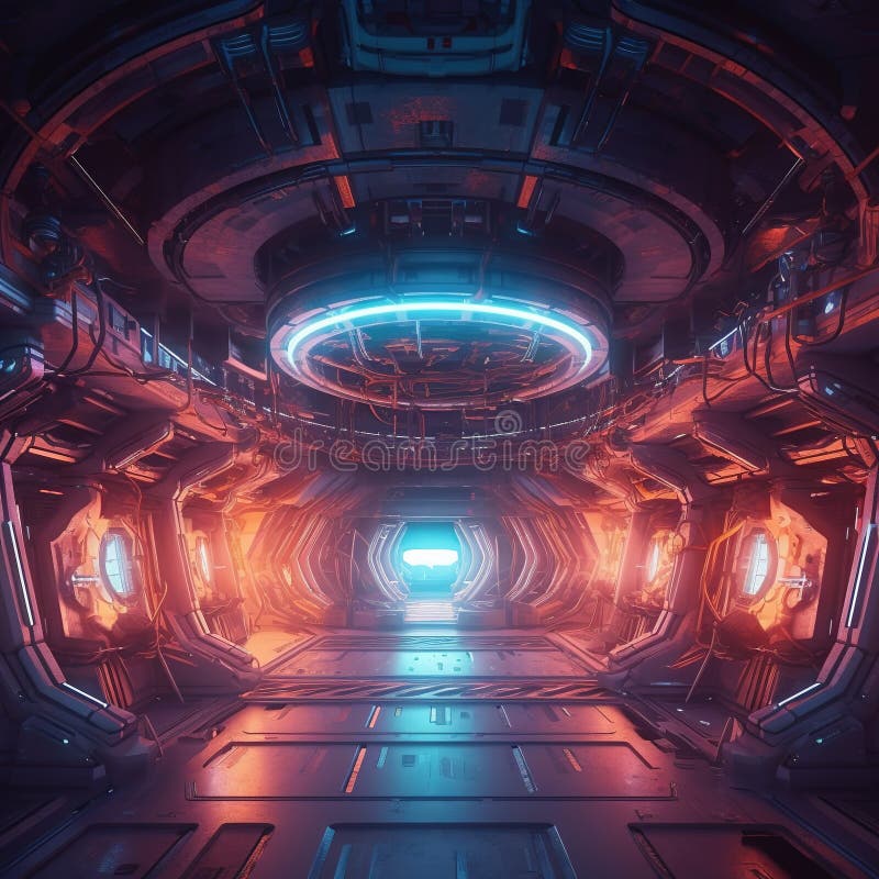 Technology Background. Technology Futuristic Background Interior ...