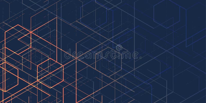 Technology Background .Geometric Lines.Abstract Tech.Technical Drawing ...