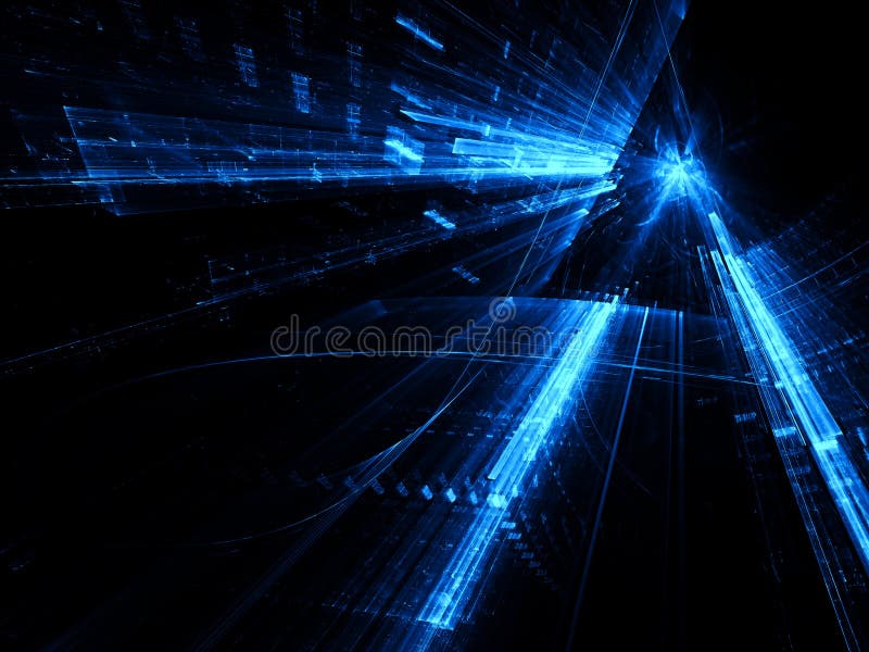 Glass Portal - Abstract Digitally Generated Image Stock Illustration ...