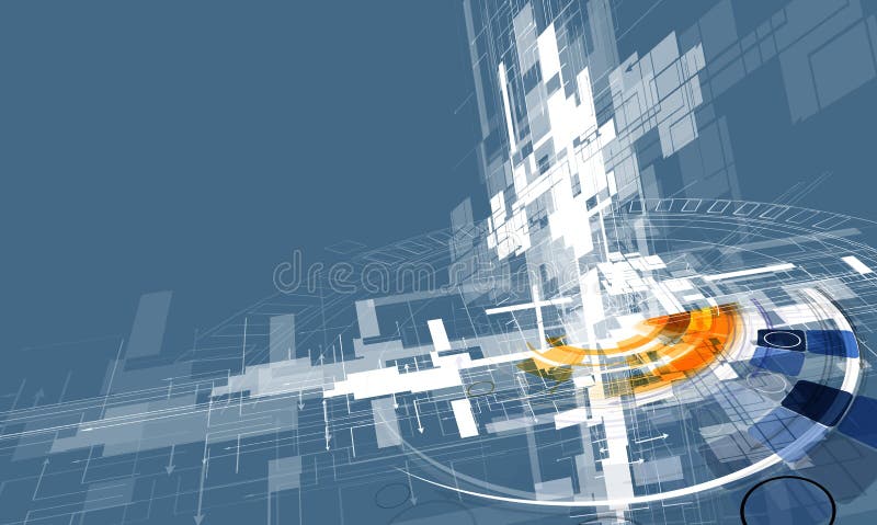 Technology Background, Idea of Global Business Solution Stock Vector ...