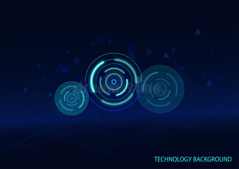 Technology Background. stock vector. Illustration of dashboard - 162017537