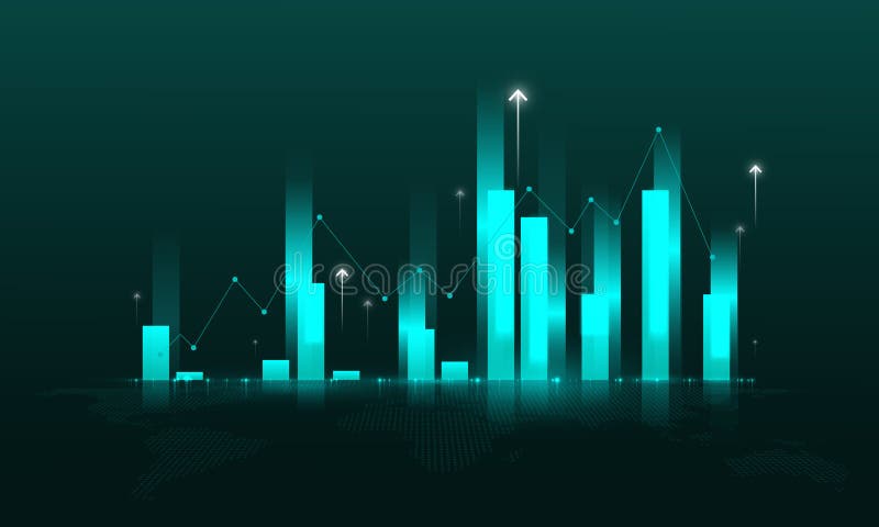 Technology Background Image, Concept, Graph, Display, Financial ...