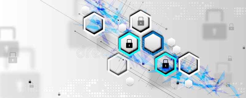 Technology Background Image, Network Concept, Communication, Security ...