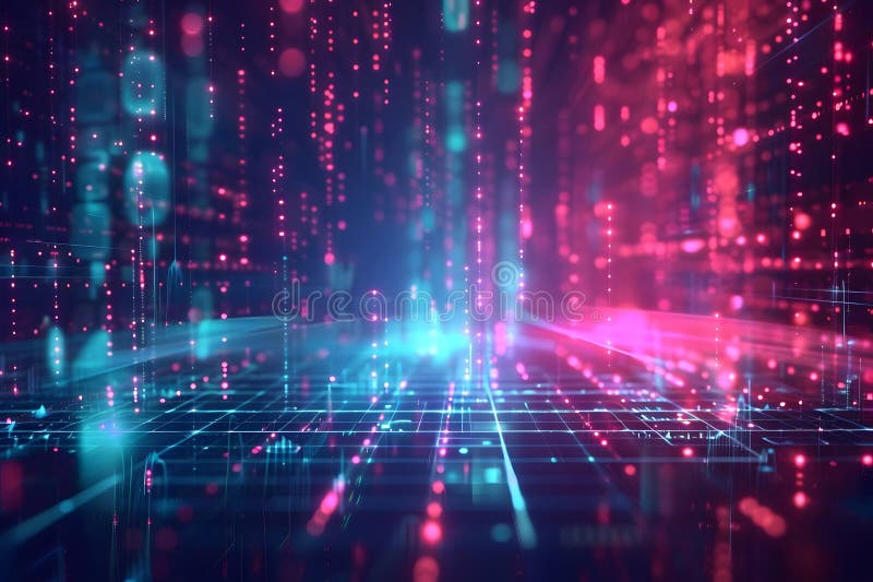 Technology Background of Information Big Data Concept by Generative AI ...