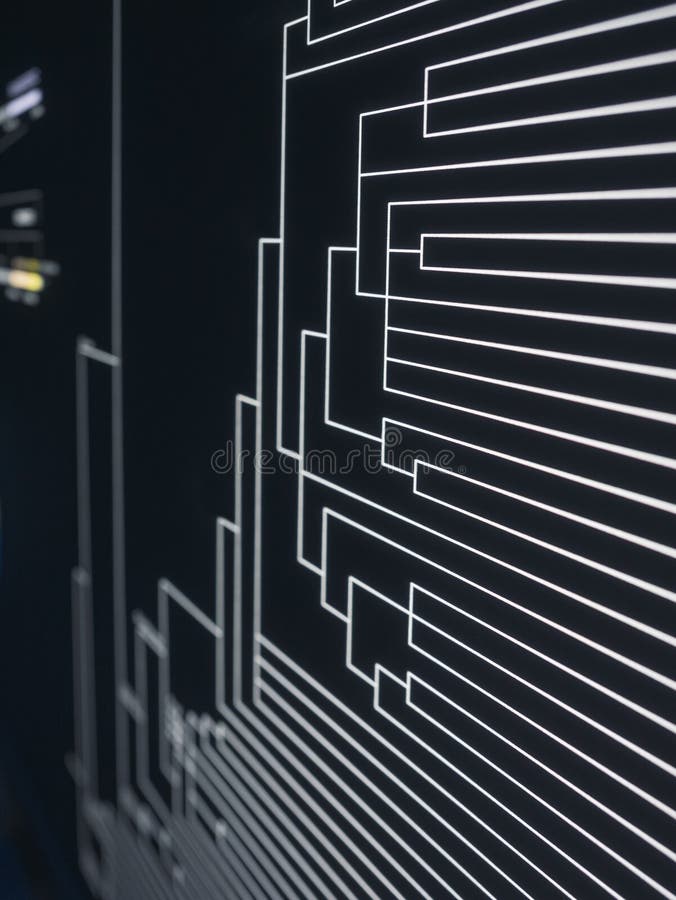 Line and Dot Pattern Background. Stock Image - Image of abstract, line ...