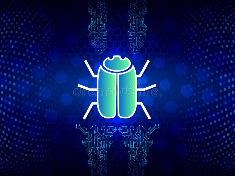 Technology Background Made of Dots and Circuit Board Stock Vector - Illustration of cloud ...