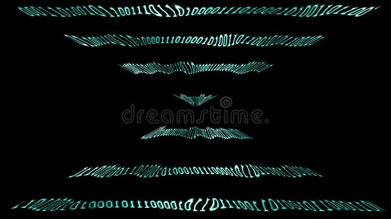 Technology Background With Matriculates Binary Codes Stock Image Image Of Cyberspace Dark