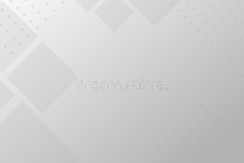 Technology Background with Rectangular Shape. White and Grey Background ...