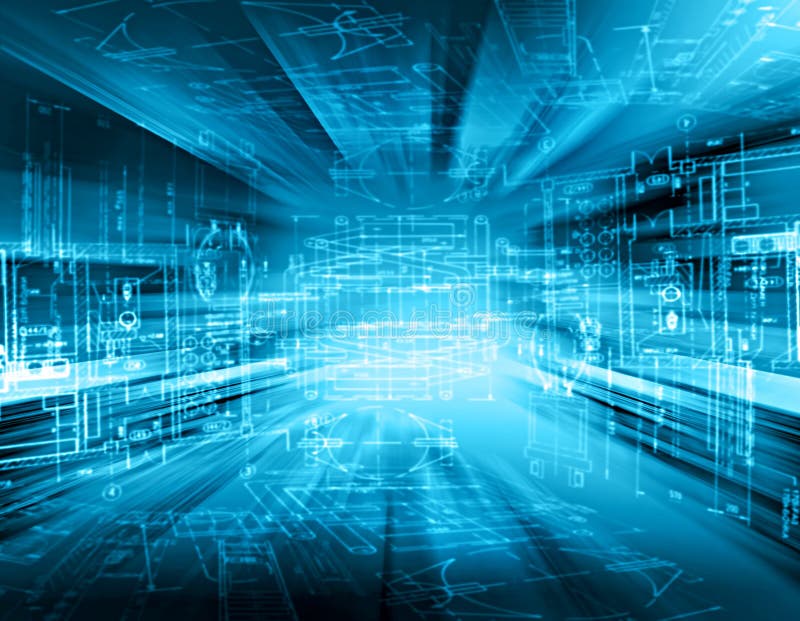 Technology Background, from Series Best Concept of Stock Illustration ...